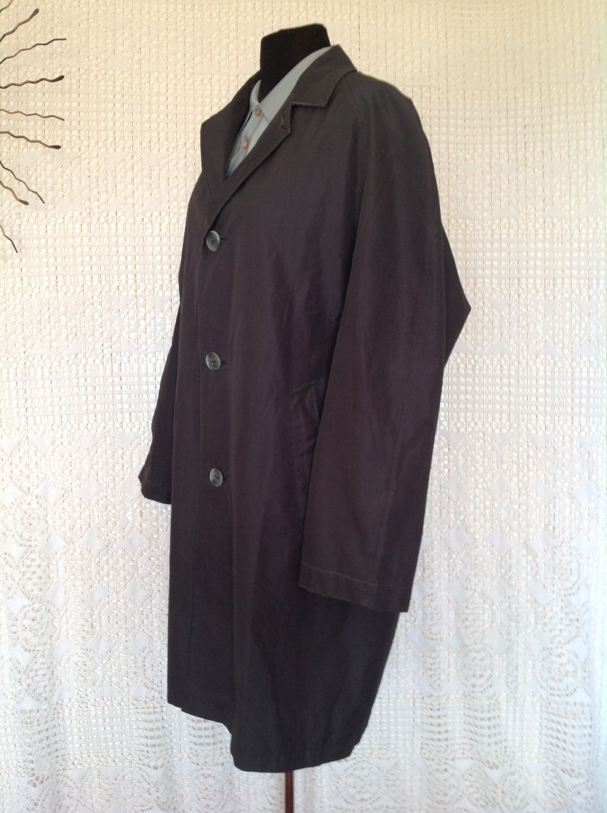 Coat Trench-coat Vintage Cyclone Size 54/56 Antique French Waterproof ...