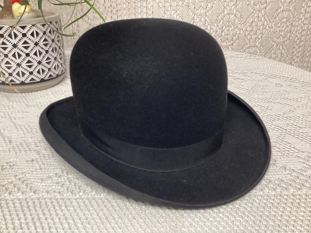 Antique French Vintage Bowler Hat Specially Made for La Société Des ...