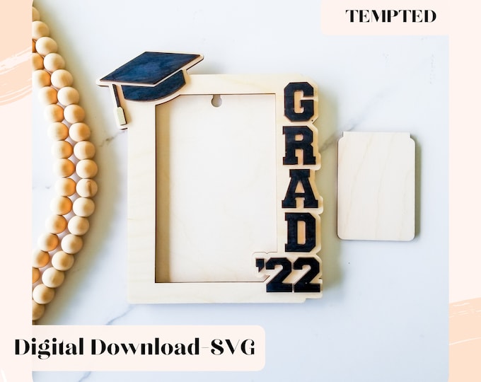 Graduation SVG - 2022 Graduation Photo Frame Laser File - Grad Cut ...