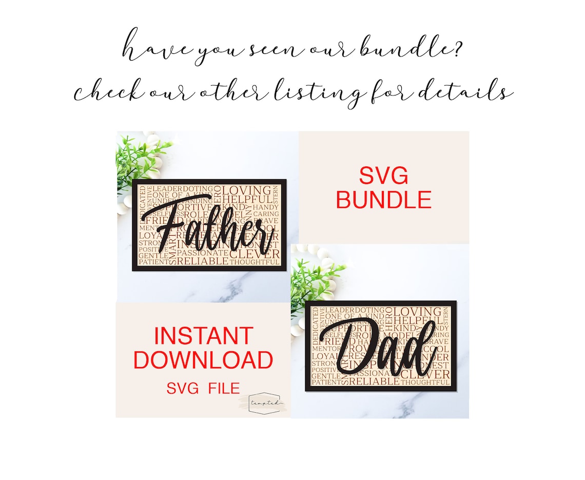 Dad Svg, Fathers Day Svg, Dad File, Father File, Dad Sign Cut File ...