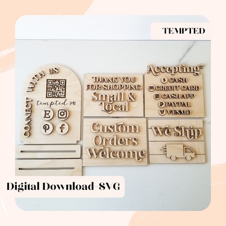 Vendor Show Sign Svg, Vendor Market Sign Svg, Social Media Signs ...