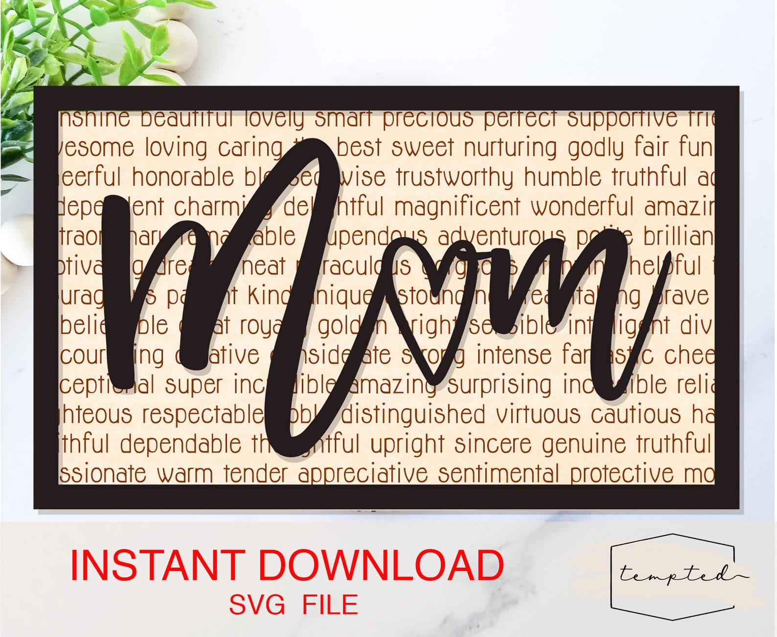 Mom Svg Mothers Day Svg Mom File Mom Sign Cut File | Etsy