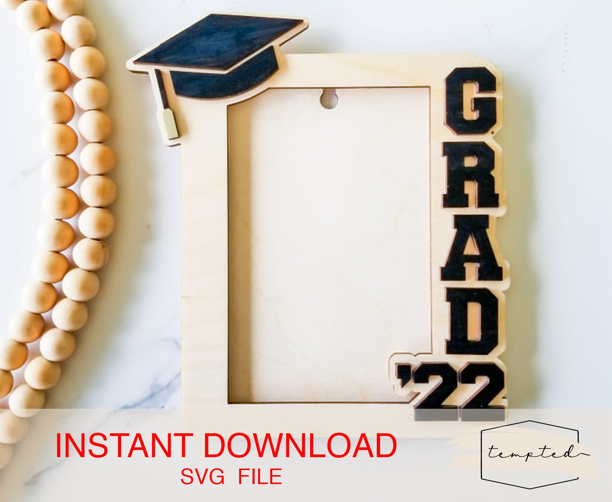 Graduation Frame Svg 2022 Grad Frame Svg Graduation Laser | Etsy