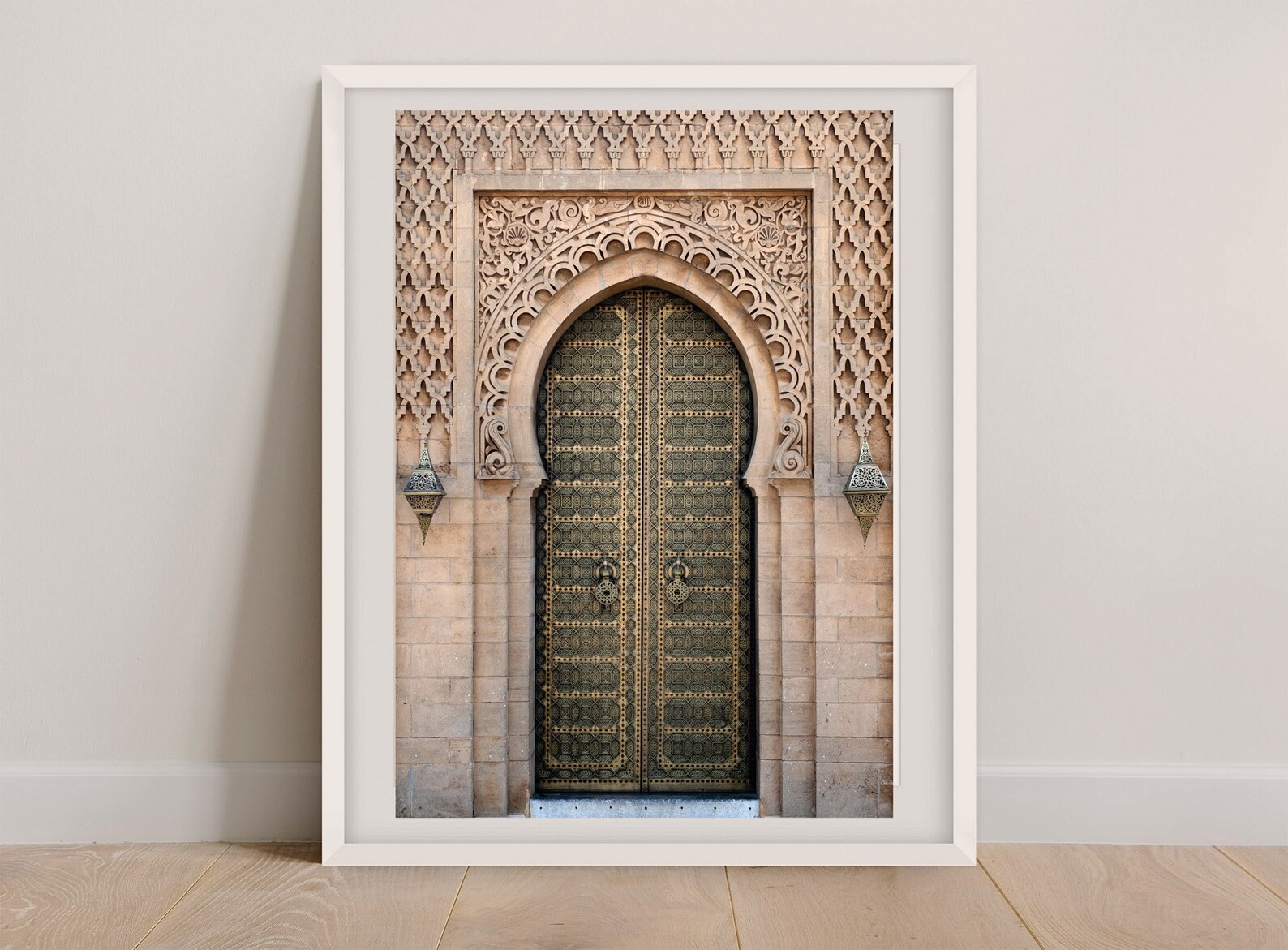 Arabic Door Digital Wall Art, Oriental Art Print, Muslim Gift Idea ...