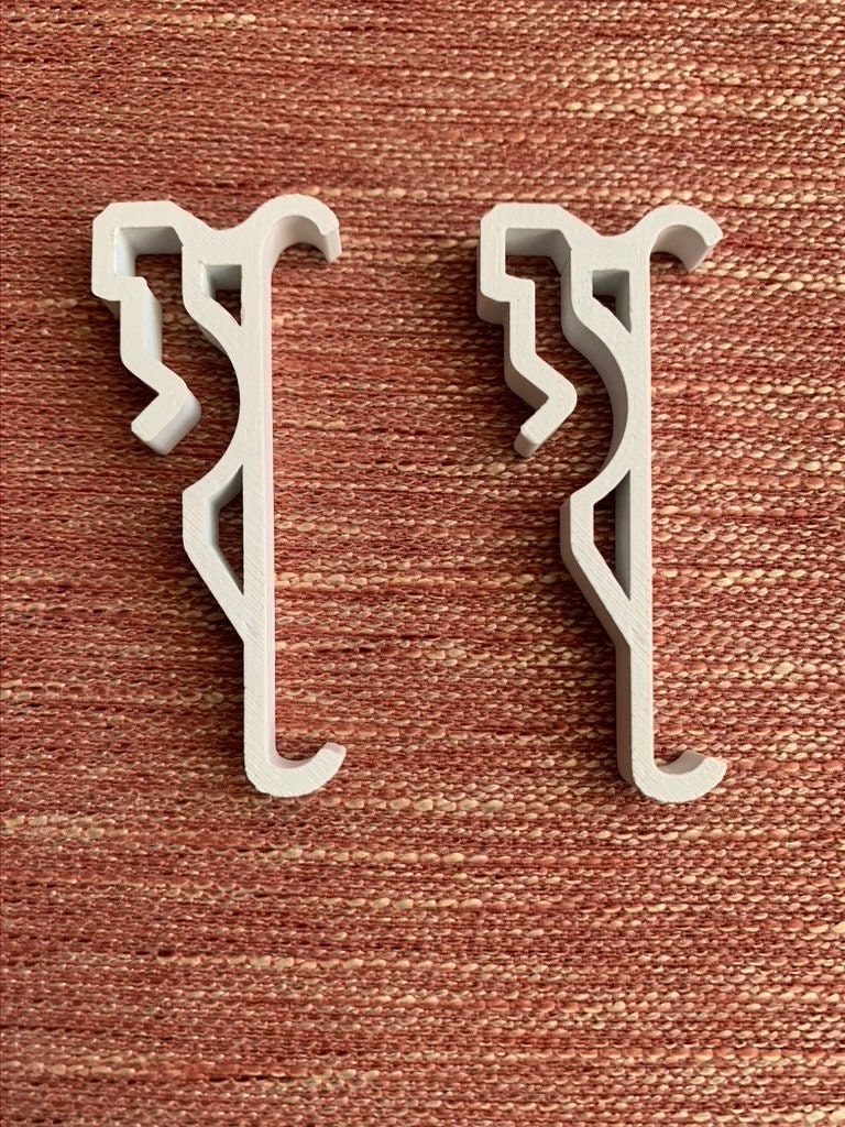 4 Piece Window Blind Valence Clips for Norman, Wood and Faux Wood ...
