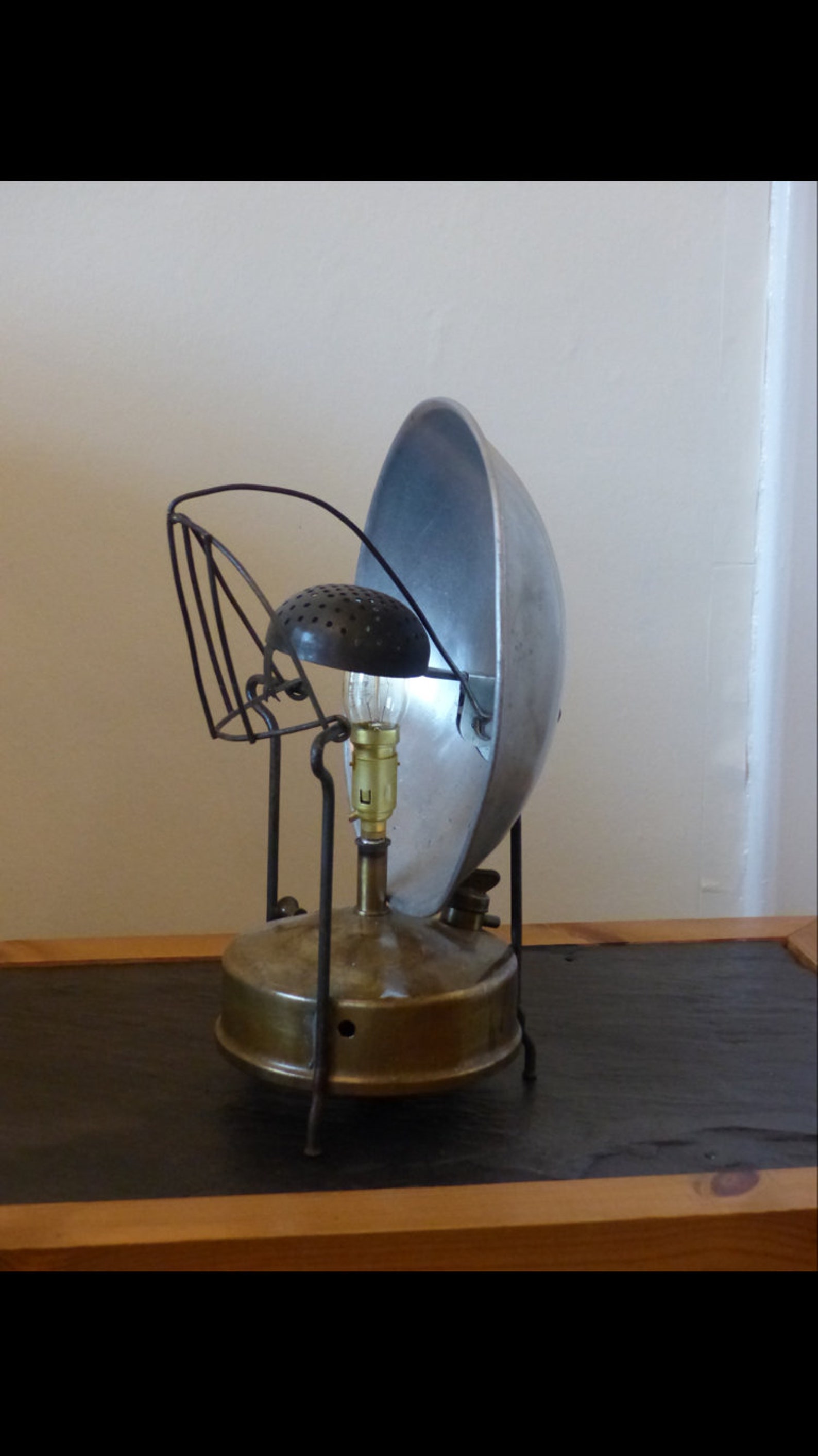 Antique Paraffin Heater Lamp - Etsy UK