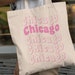 Chicago Canvas Tote Bag Chicago Tote Gift Chicago Gift - Etsy Canada