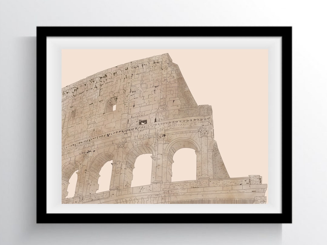 Colosseum Art Print,colosseum Art,art Print,digital Download,colosseum ...
