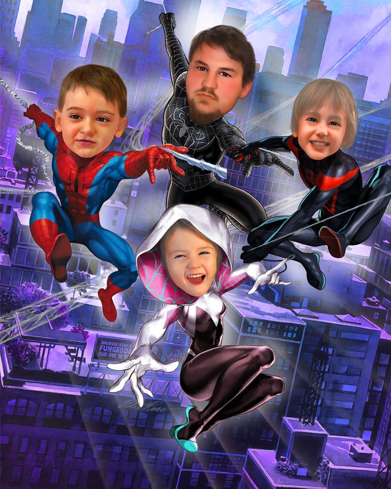 Custom Characters Theme-get Your Own Portrait From Your | Etsy