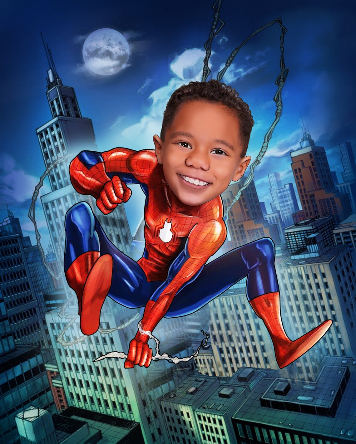 Dinosaur Explorer Theme get Own Superhero Portrait From Your | Etsy