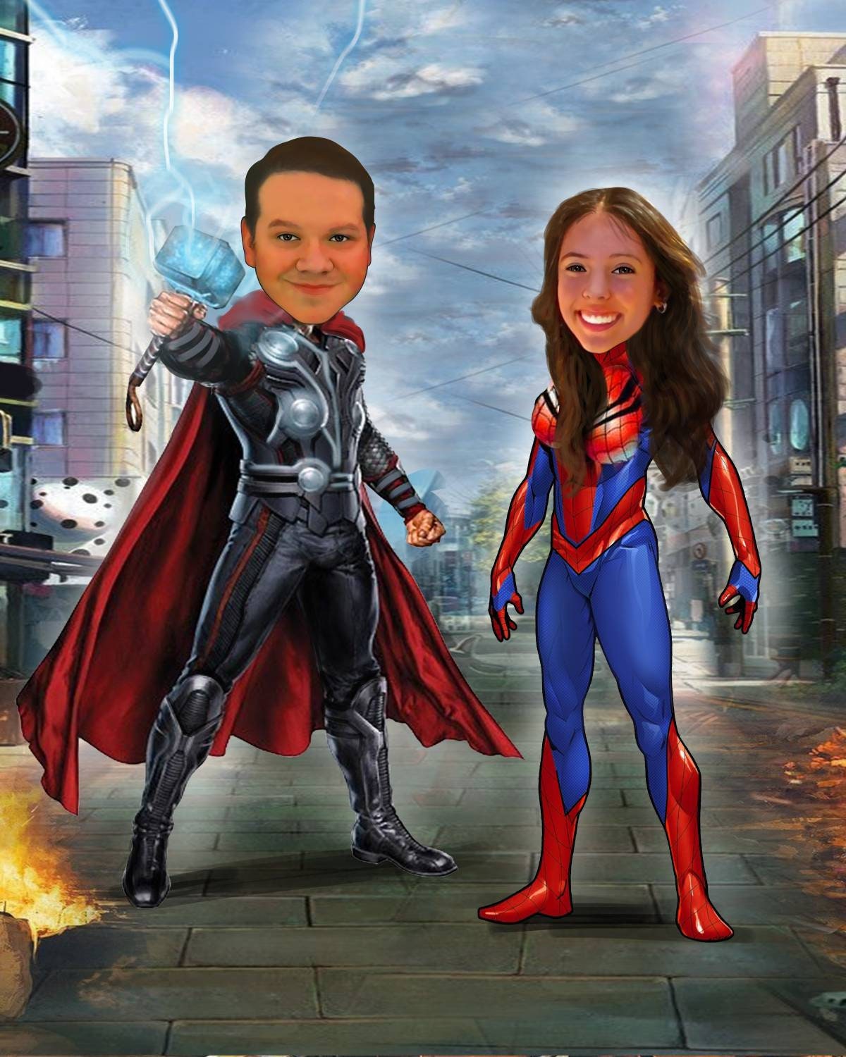 Couples Theme Get Your Own Couples Portrait From Your | Etsy