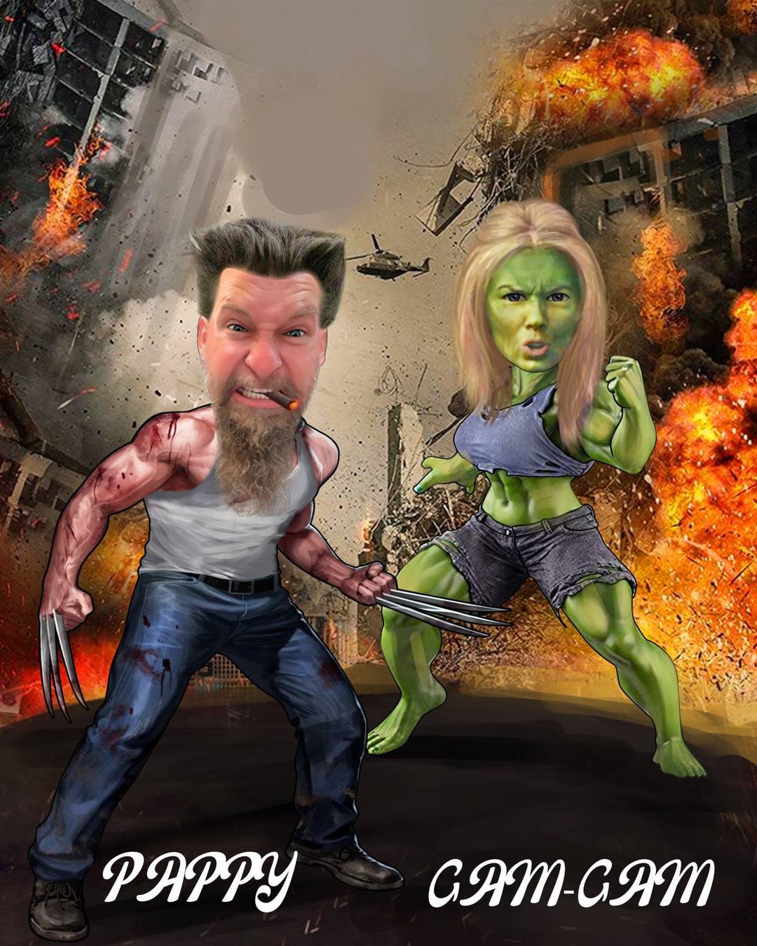 Couples Theme- Get Your Own Couples Portrait From Your Photo/love ...