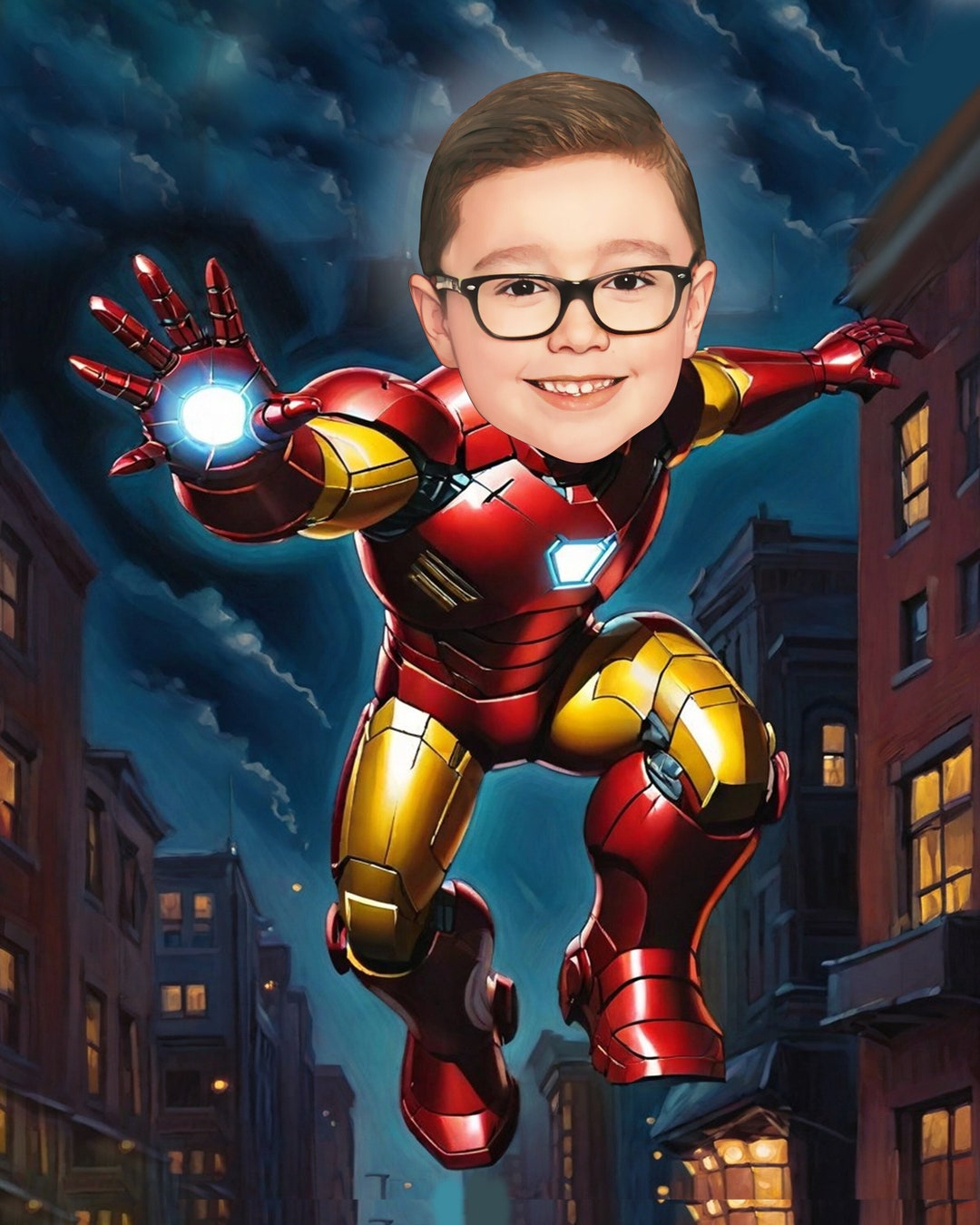 Customized Portrait-get Your Own Superhero Portrait From Your Photo ...