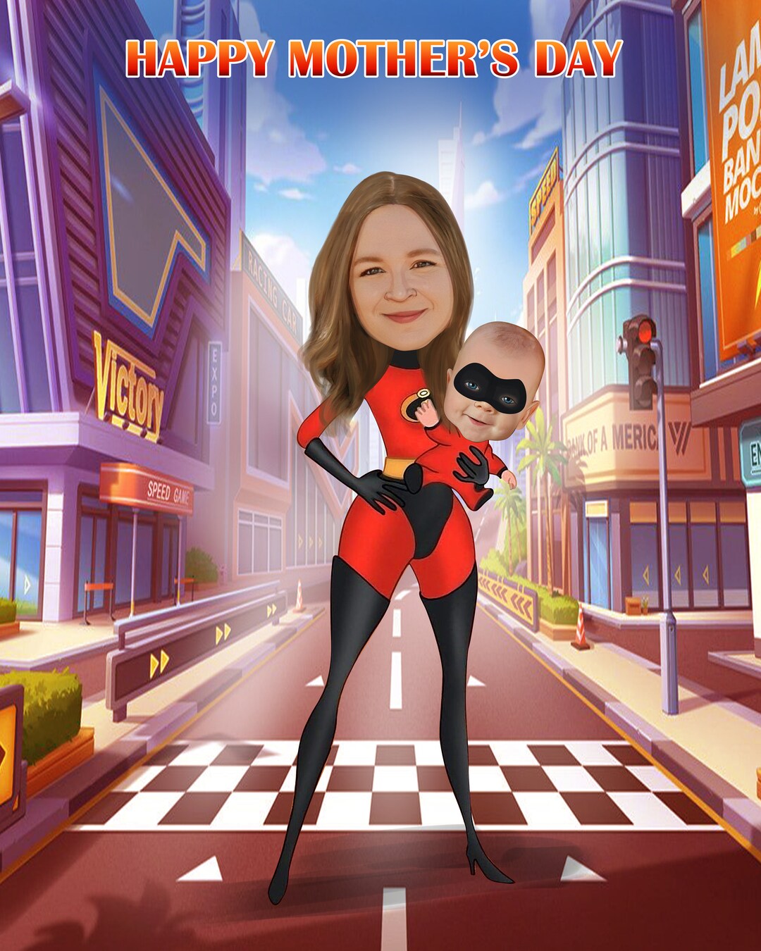 Mother's Day Special - Custom Portrait From Your Photo/mother's Day ...