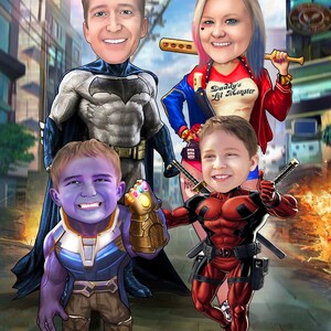 Custom Characters Theme-get Your Own Portrait From Your | Etsy