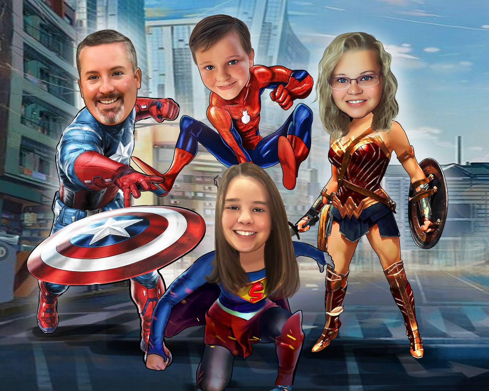 Custom Characters Theme-get Your Own Portrait From Your | Etsy