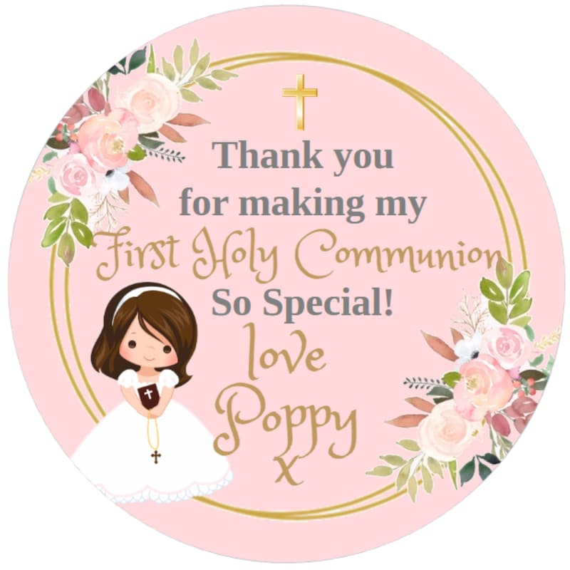 Communion Stickers - Etsy
