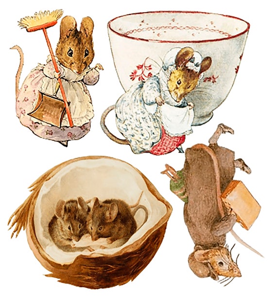 Gorgeous Mouse Vinyl Decals Stickers Digitally Cut No White | Etsy