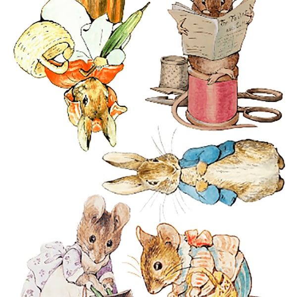 Peter Rabbit Friends - Etsy