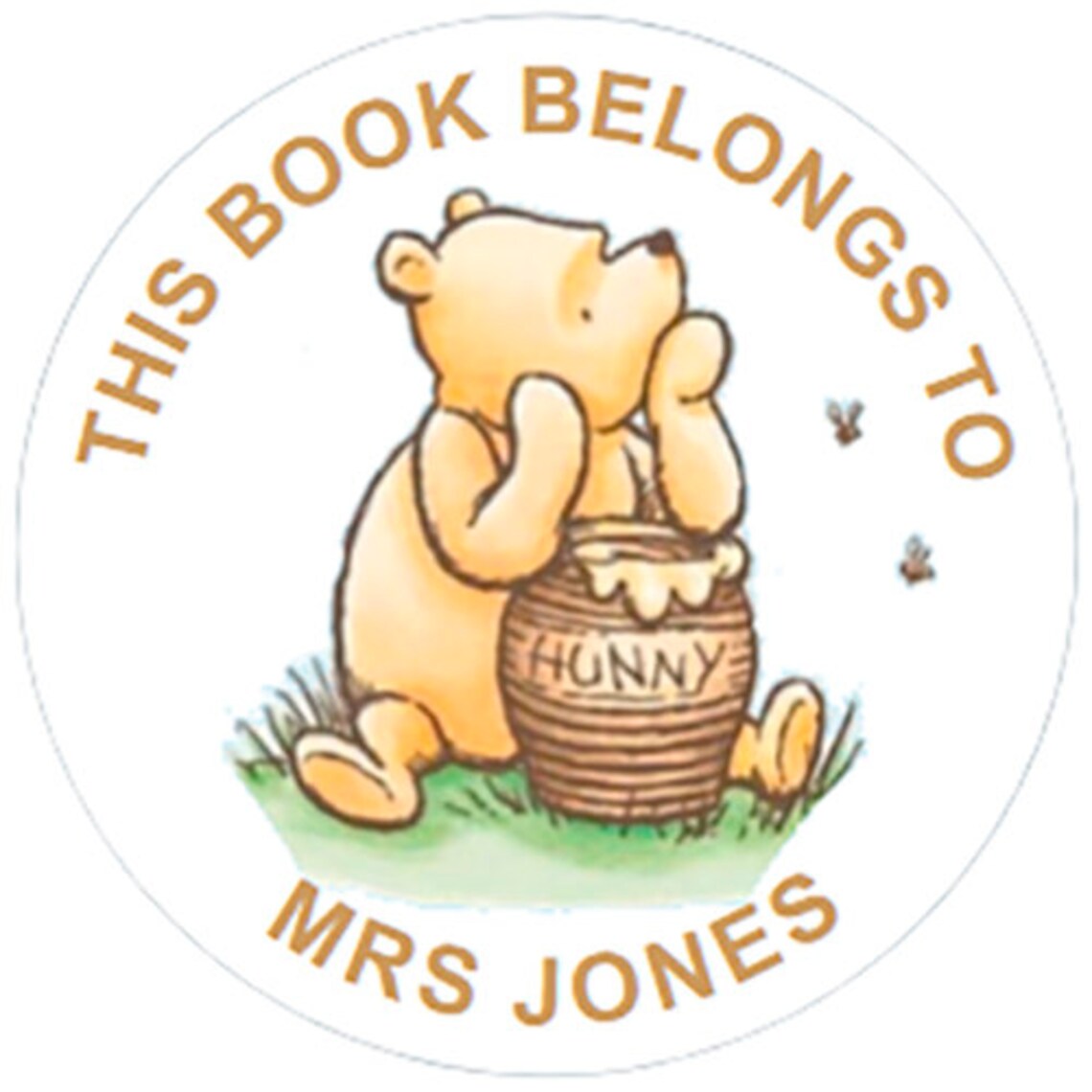 48 Personalised this Book Belongs To Stickers or - Etsy