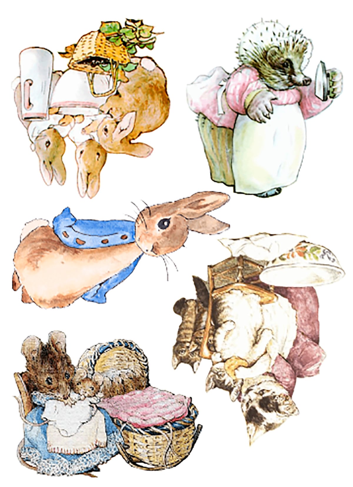 Gorgeous Peter Rabbit and Friends Vinyl Decals Stickers | Etsy