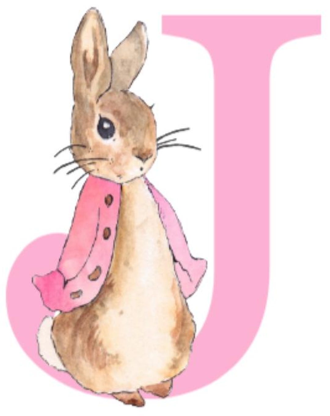 Gorgeous Flopsy Bunny Vinyl Decal Sticker Digitally Cut - Just Peel and ...