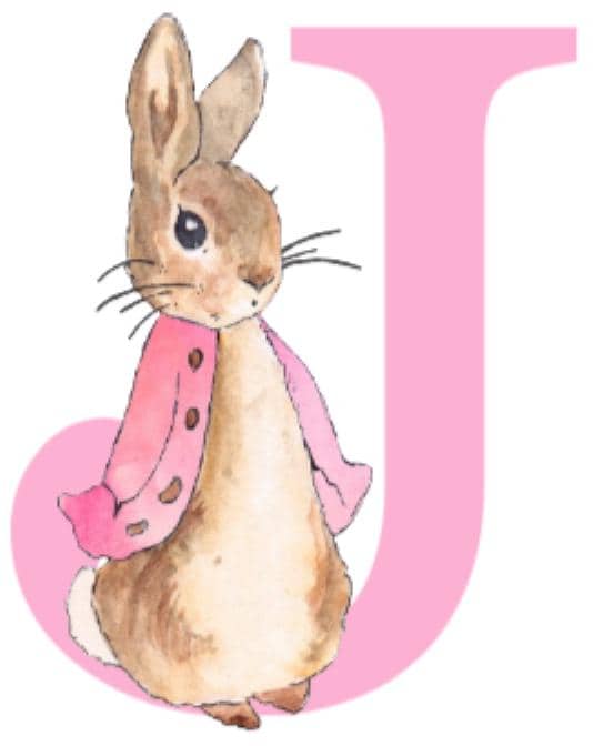 Gorgeous Flopsy Bunny Vinyl Decal Sticker Digitally Cut Just Peel and ...