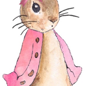 Gorgeous FLOPSY Rabbit Vinyl Decal Sticker Digitally Cut - Just Peel ...