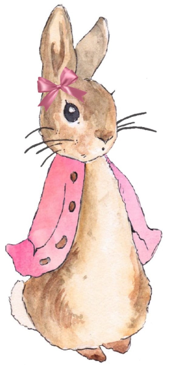 Gorgeous FLOPSY Rabbit Vinyl Decal Sticker Digitally Cut Just Peel and ...