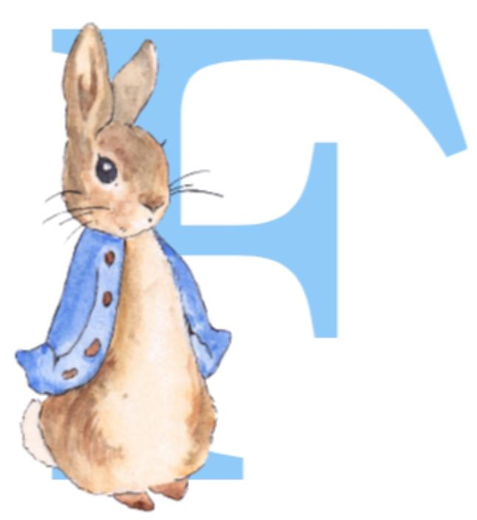 Gorgeous Peter Rabbit Vinyl Decal Sticker Digitally Cut - Just Peel and ...