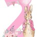 Gorgeous Flopsy Bunny Vinyl Decal Sticker Digitally Cut - Just Peel and ...