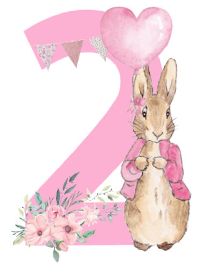 Gorgeous Flopsy Bunny Vinyl Decal Sticker Digitally Cut - Just Peel and ...