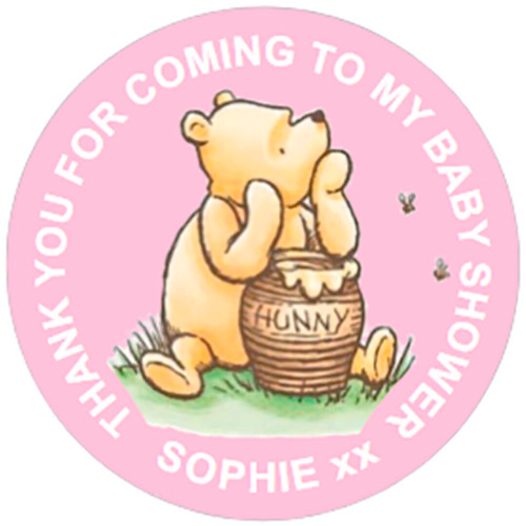 48 Personalised Stickers Labels for Baby Shower 40mm Self Adhesive - Etsy