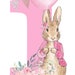 Gorgeous Flopsy Bunny Vinyl Decal Sticker Digitally Cut - Just Peel and ...
