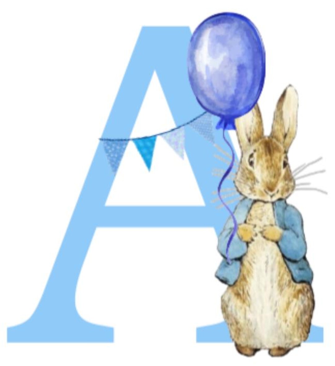 Gorgeous Peter Rabbit Vinyl Decal Sticker Digitally Cut - Just Peel and ...