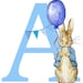 Gorgeous Peter Rabbit Vinyl Decal Sticker Digitally Cut - Just Peel and ...