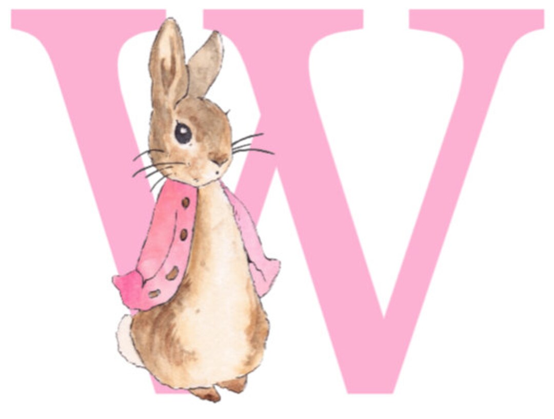 Gorgeous Flopsy Bunny Vinyl Decal Sticker Digitally Cut Just Peel and ...