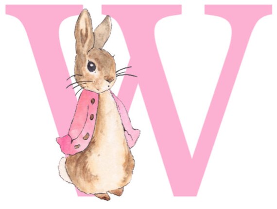 Gorgeous Flopsy Bunny Vinyl Decal Sticker Digitally Cut Just | Etsy