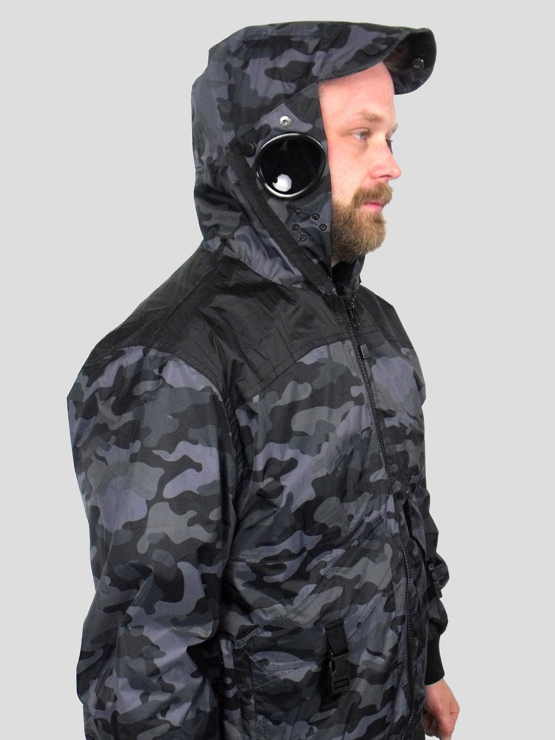 Bomber Jacket Hunter EXO Camouflage Google Hood Waterproof Taped Seams ...