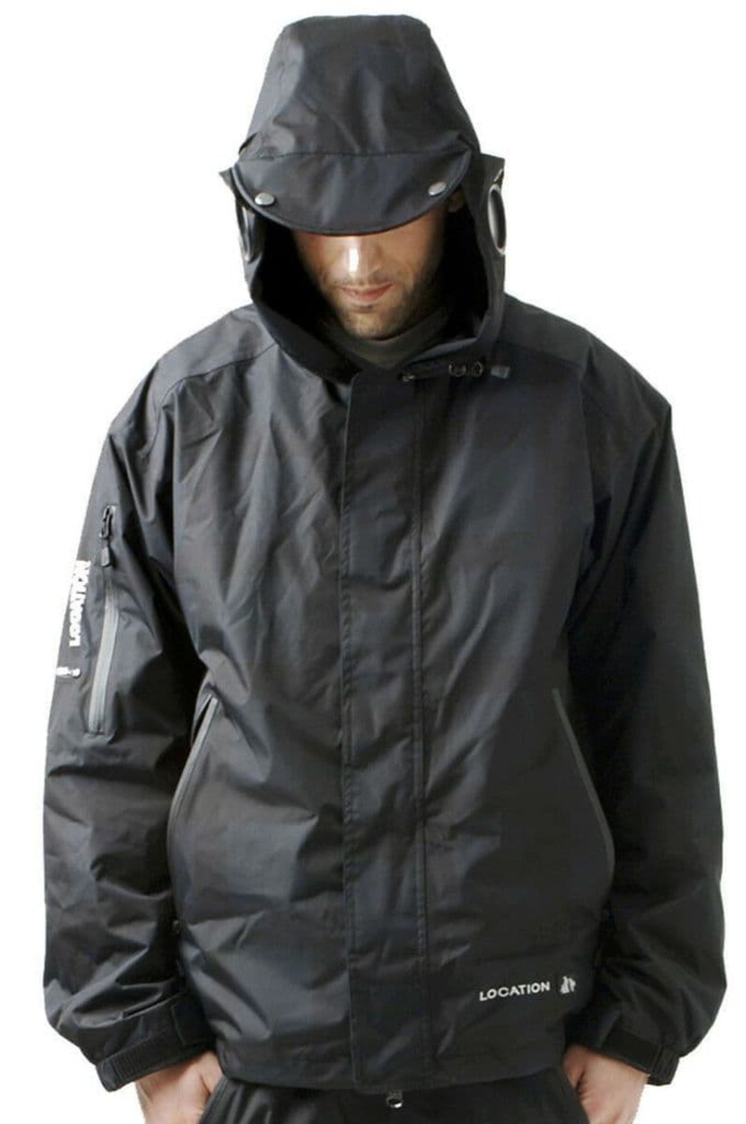 Mens Goggle Breathable Waterproof Jacket by Location Design Hero 2 Box ...