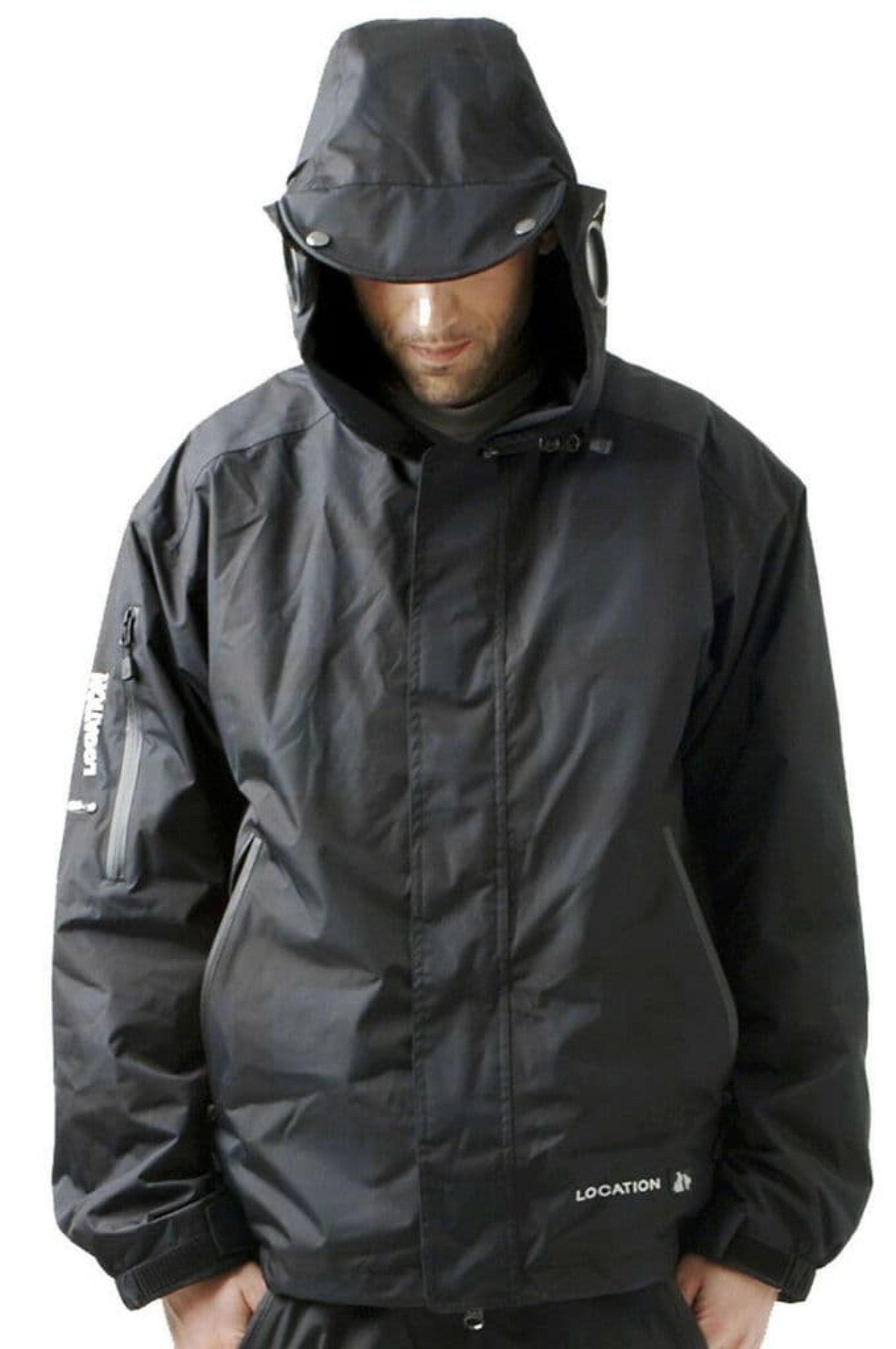 Mens Goggle Breathable Waterproof Jacket by Location Design Hero 2 Box ...