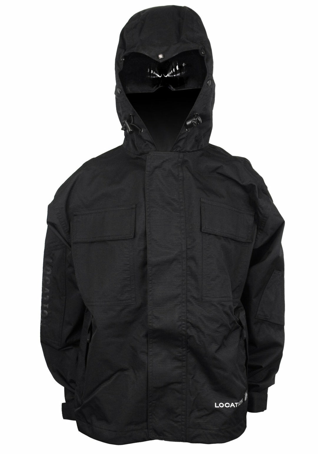 Boys Youth Location Brazen Black Waterproof Breathable Heavy Shell ...
