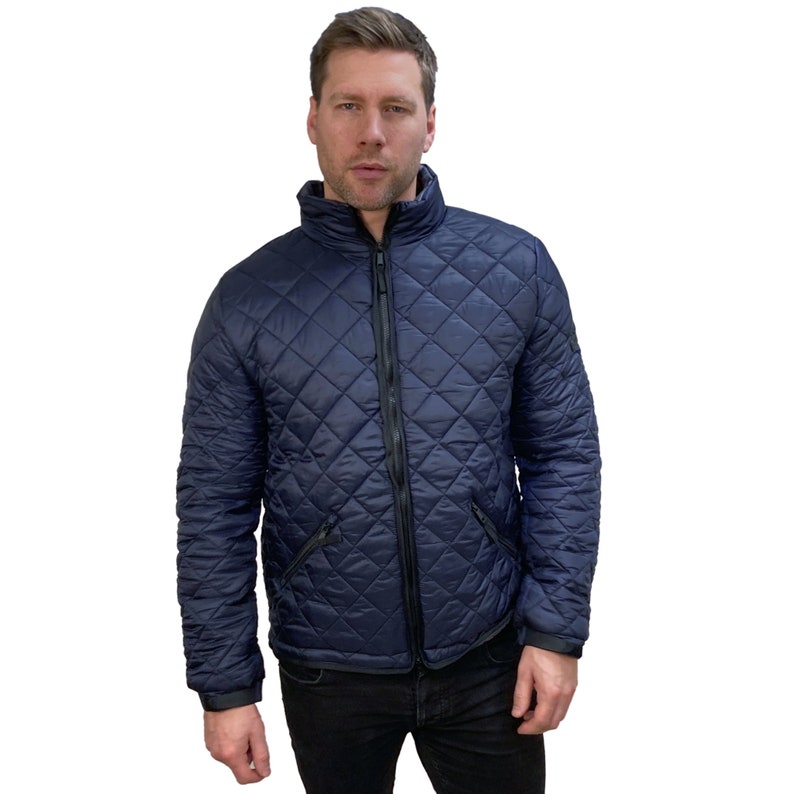 Mens Quilted Jacket Transform /hooded Warm Winter Removeable Goggle ...