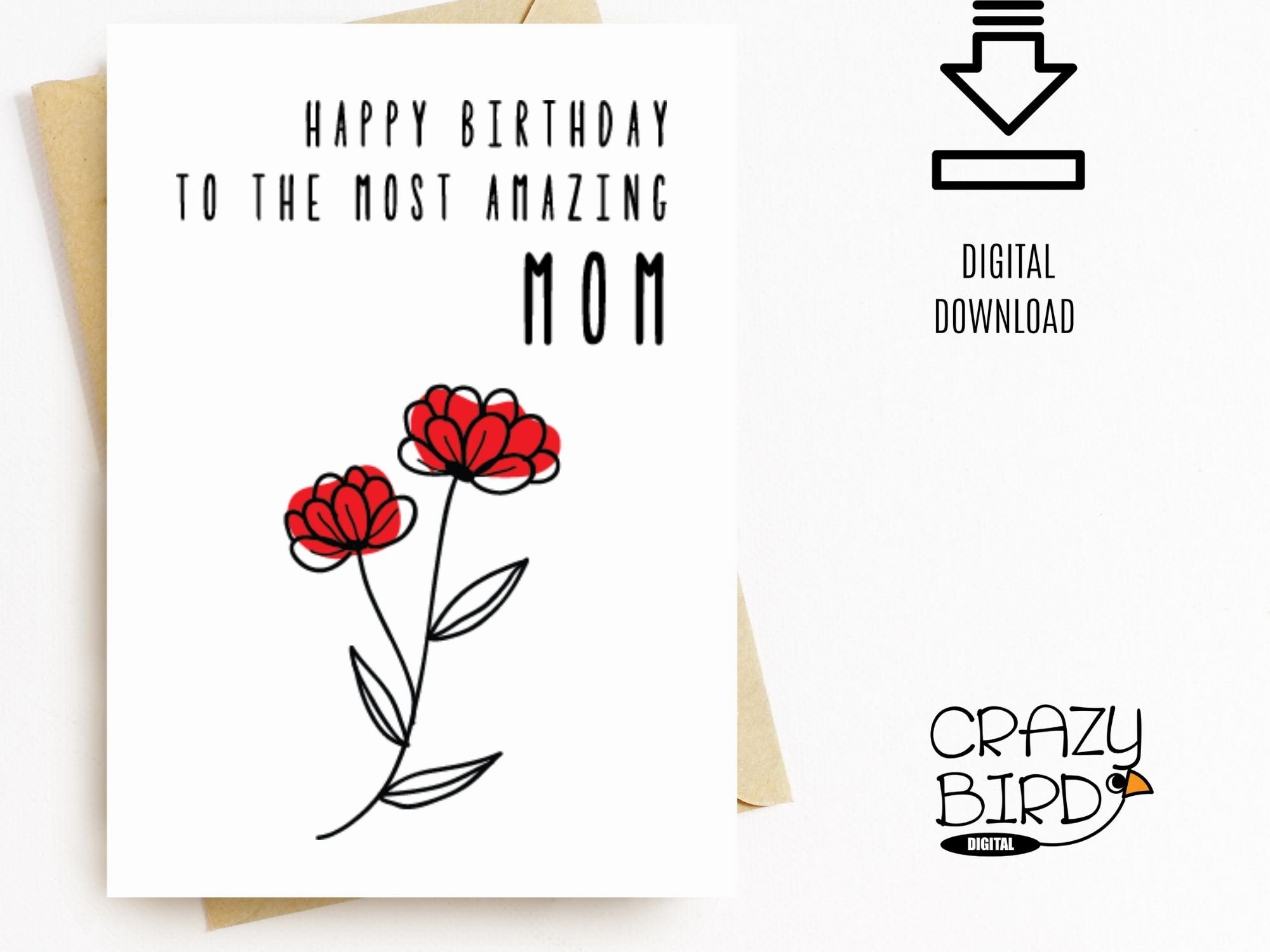 Printable Mom Birthday Card From Kid Printable Templates Free