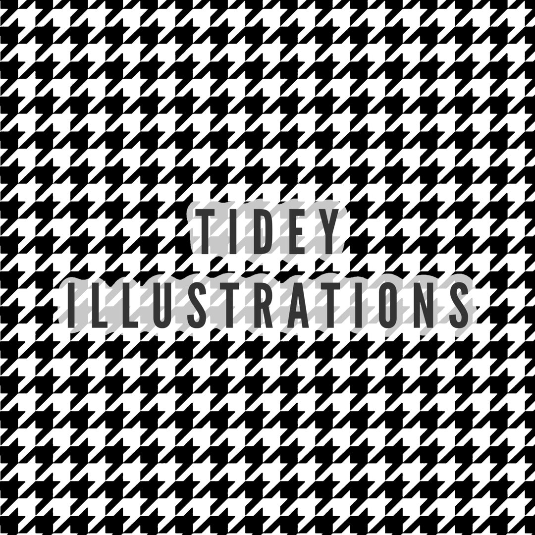 Black Dog Tooth Animal Print Seamless JPEG Digital Download File ...