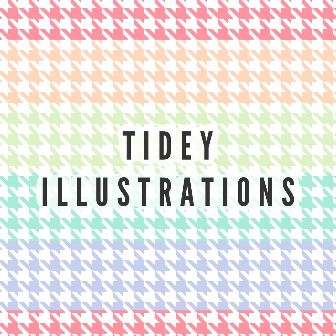 Rainbow Dog Tooth Animal Print Seamless JPEG Digital Download File ...