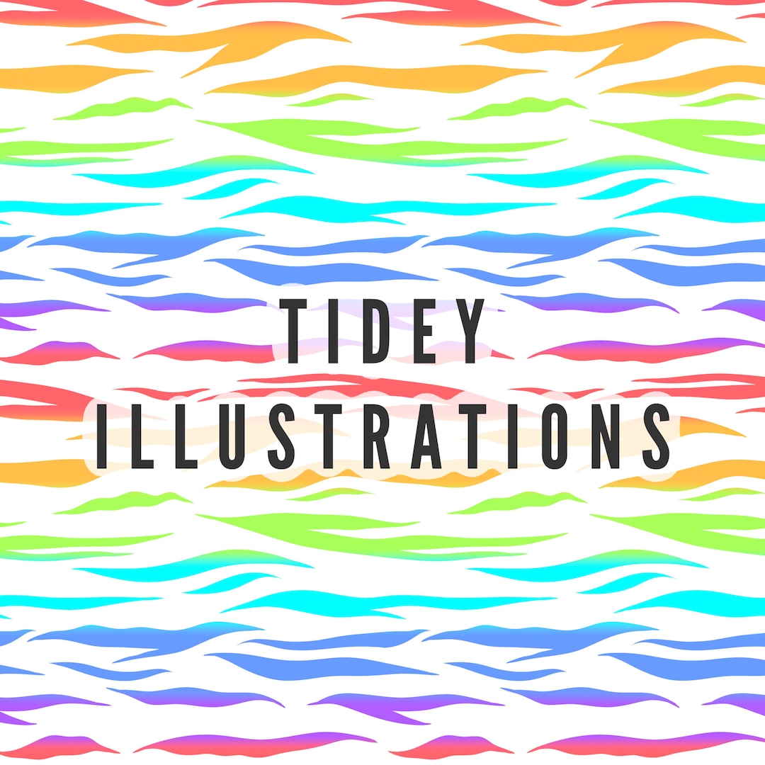 Light Rainbow Zebra Animal Print Seamless JPEG Digital Download File ...