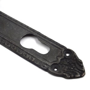 Vintage Door Handle Door Knob Rustic Matte Black Design Antique Look ...