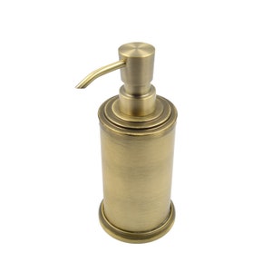 Antique Countertop Luxury Liquid Soap Dispenser Round 200ml Vintage for ...
