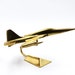 Solid Brass Fighter Jet Statue – F5 Military Navy Jet, 3.1 Lbs ...